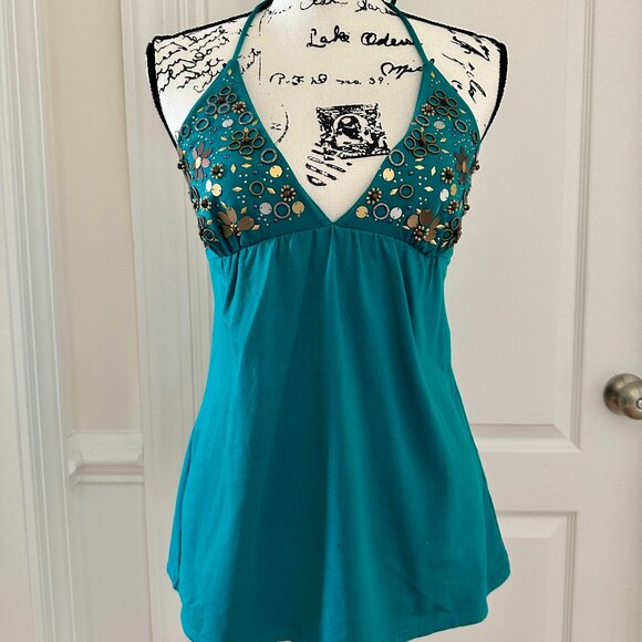 Victoria's Secret | Tops | Spangled Halter Top | Poshmark